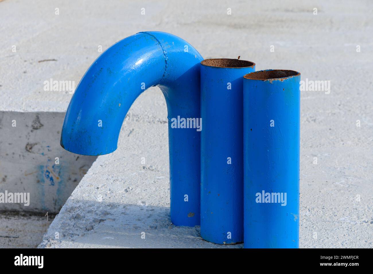 ventilation pipes at a construction site Stock Photo - Alamy