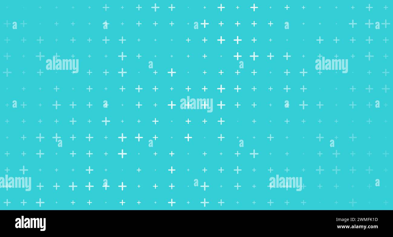 Blue mathematical background with plus symbols. Random plus symbol ...