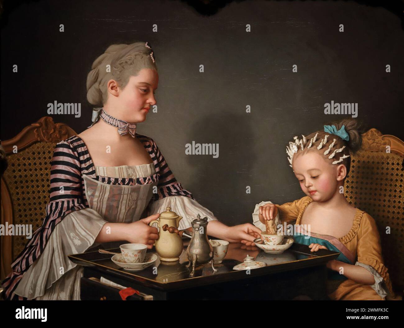 The Lavergne Family Breakfast by Swiss painter Jean-Etienne Liotard at ...