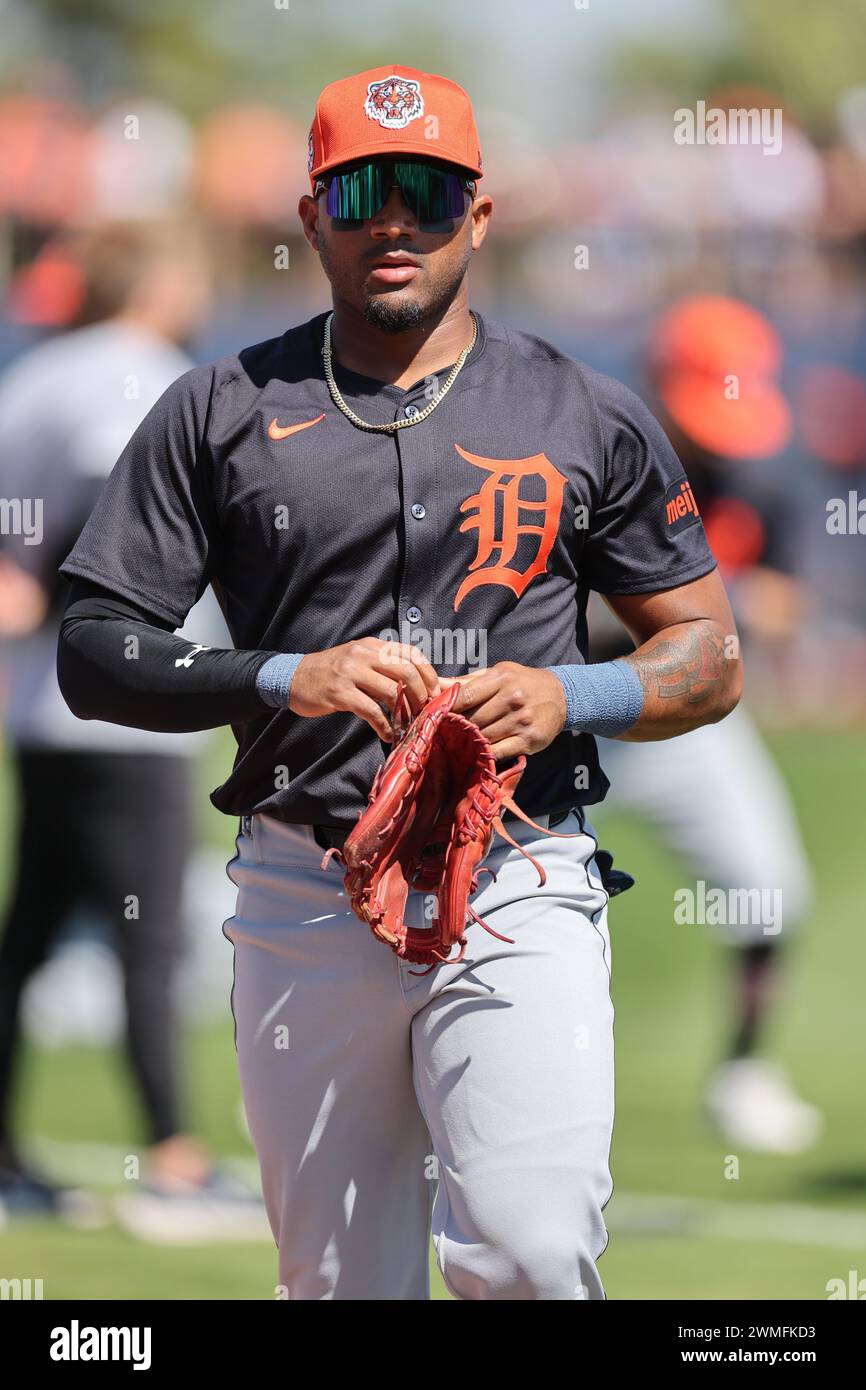 Port Charlotte, FL: Detroit Tigers second baseman Andy Ibanez (77 ...