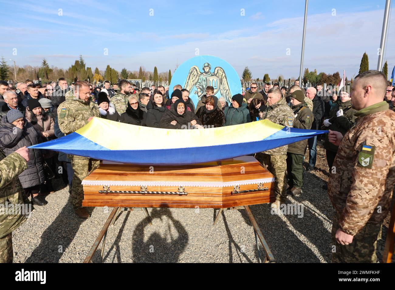 Non Exclusive: IVANO-FRANKIVSK REGION, UKRAINE - FEBRUARY 19, 2024 ...