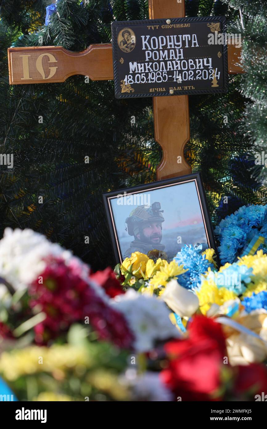 Non Exclusive: IVANO-FRANKIVSK REGION, UKRAINE - FEBRUARY 19, 2024 - A ...