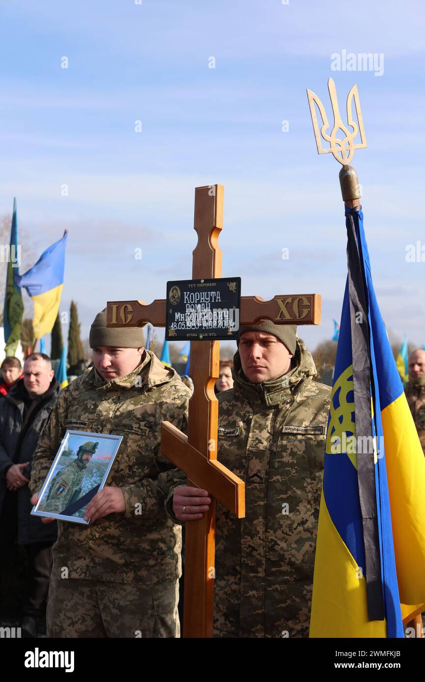 Non Exclusive: IVANO-FRANKIVSK REGION, UKRAINE - FEBRUARY 19, 2024 ...