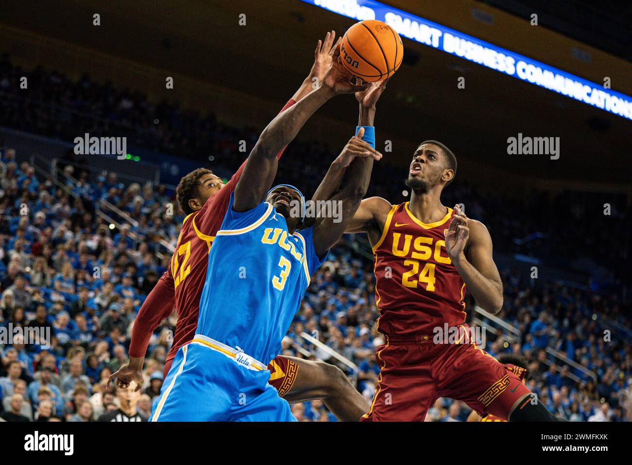 Westwood, United States. 24th Feb, 2024. UCLA Bruins forward Adem Bona ...