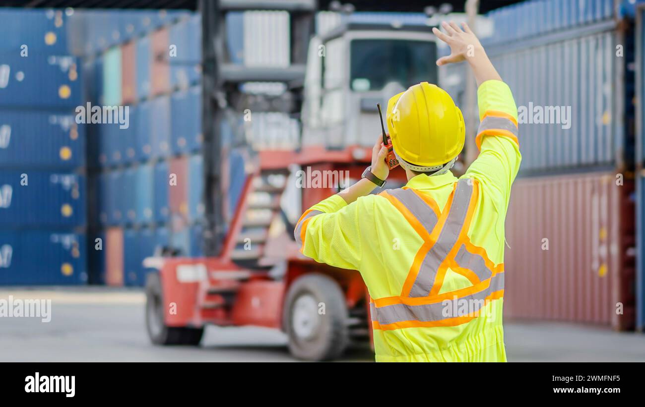 Cargo container inspection hi-res stock photography and images - Alamy