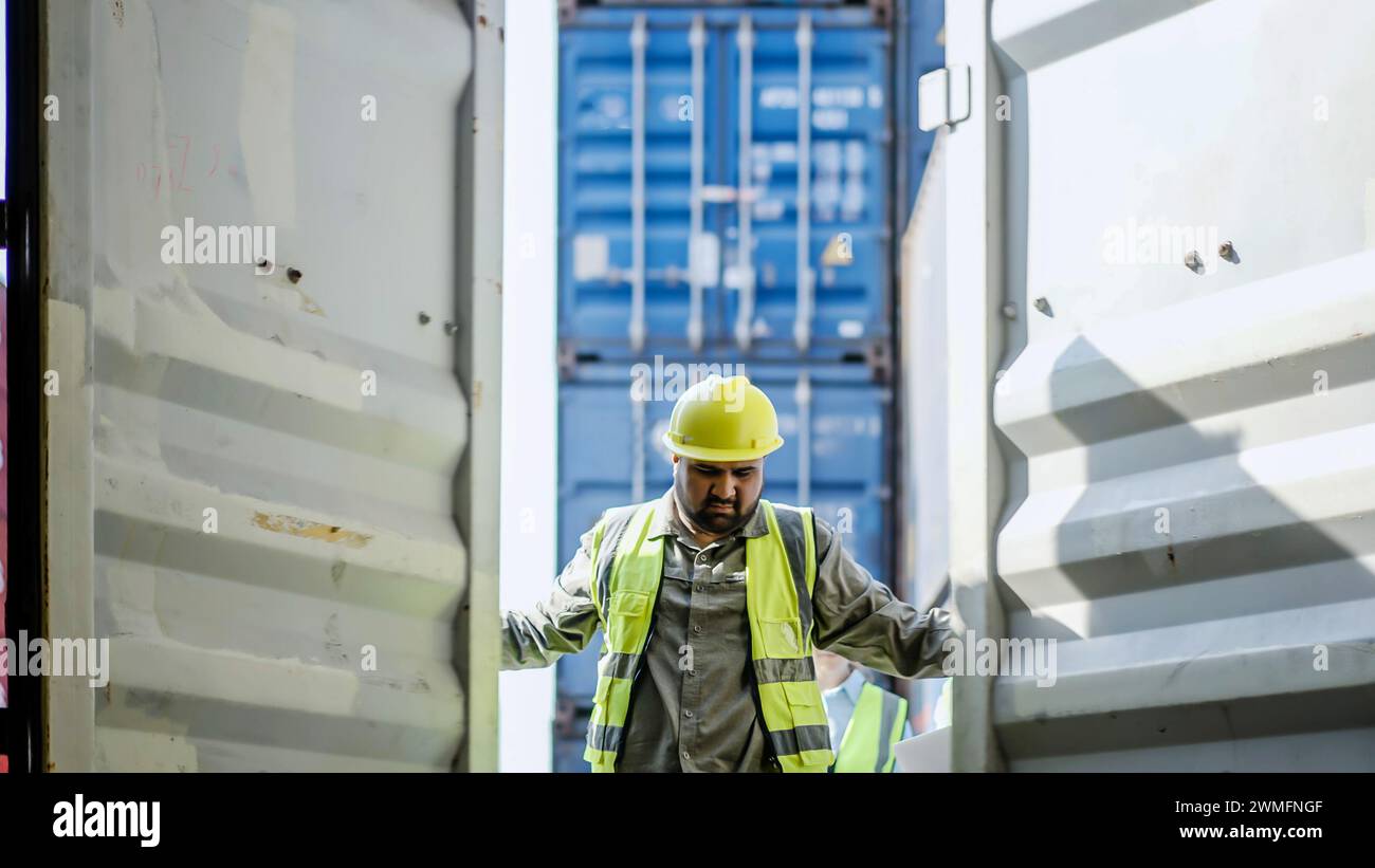 Cargo container inspection hi-res stock photography and images - Alamy