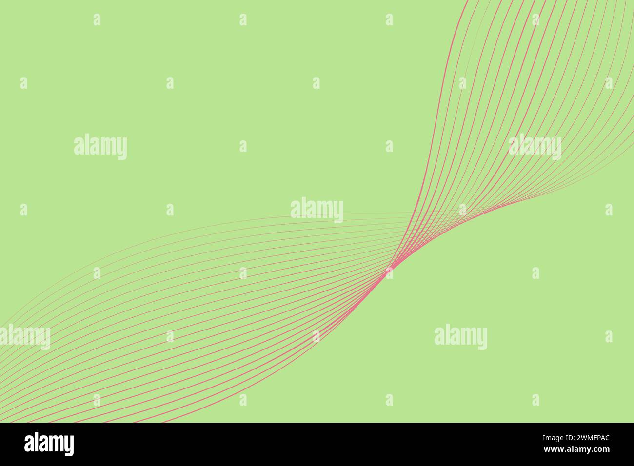 A green background with a distinct pink line running horizontally ...