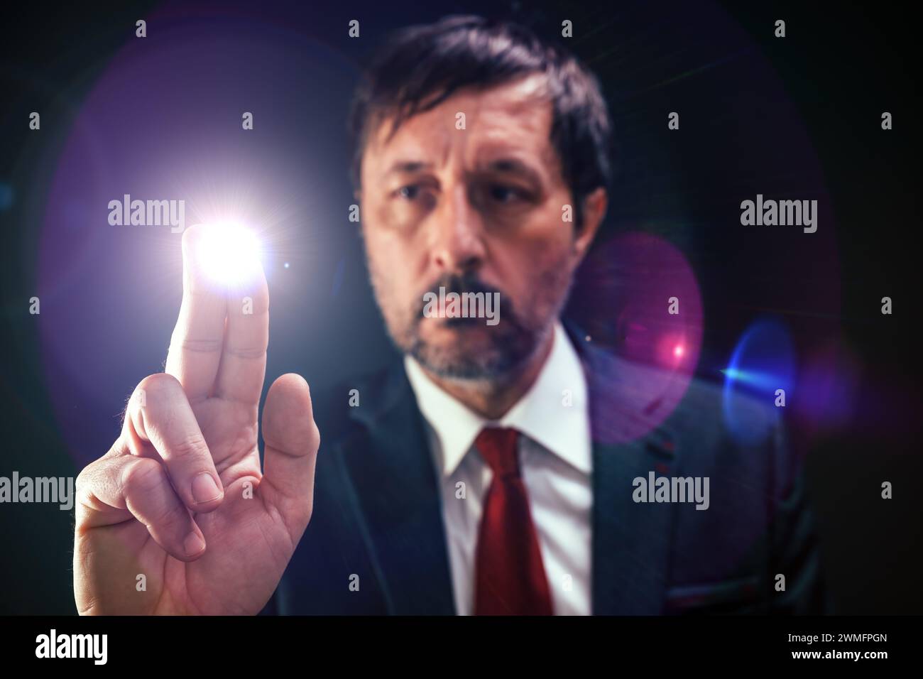 Virtual interface design hi-res stock photography and images - Alamy