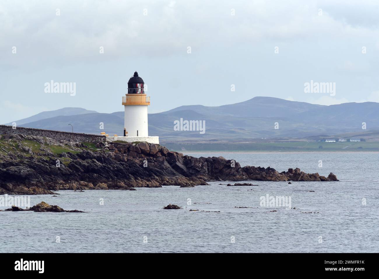 Lighthouse on the isle of Islay, Scotland Stock Photo - Alamy