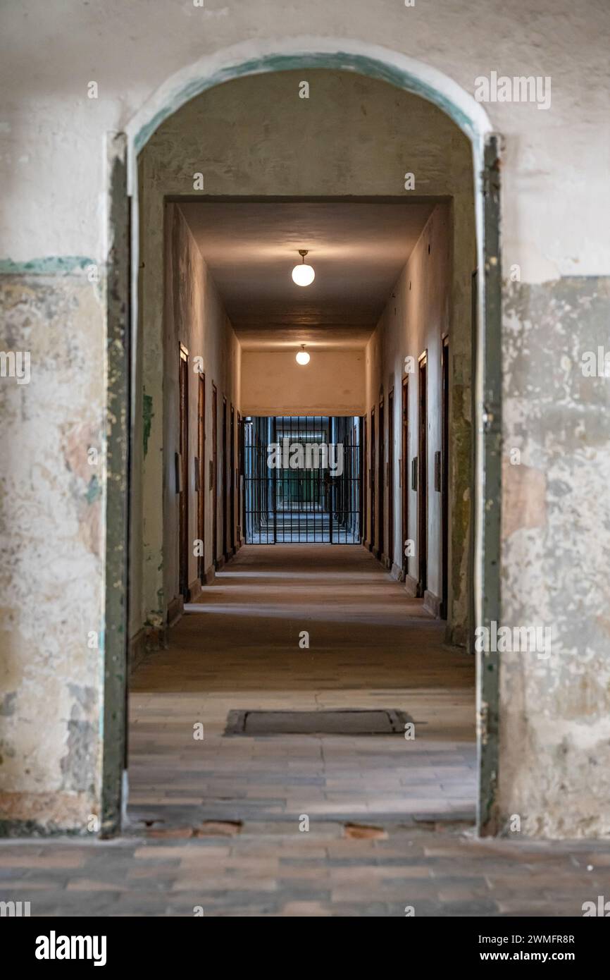 Dachau camp, the first concentration camp in Germany during World War ...