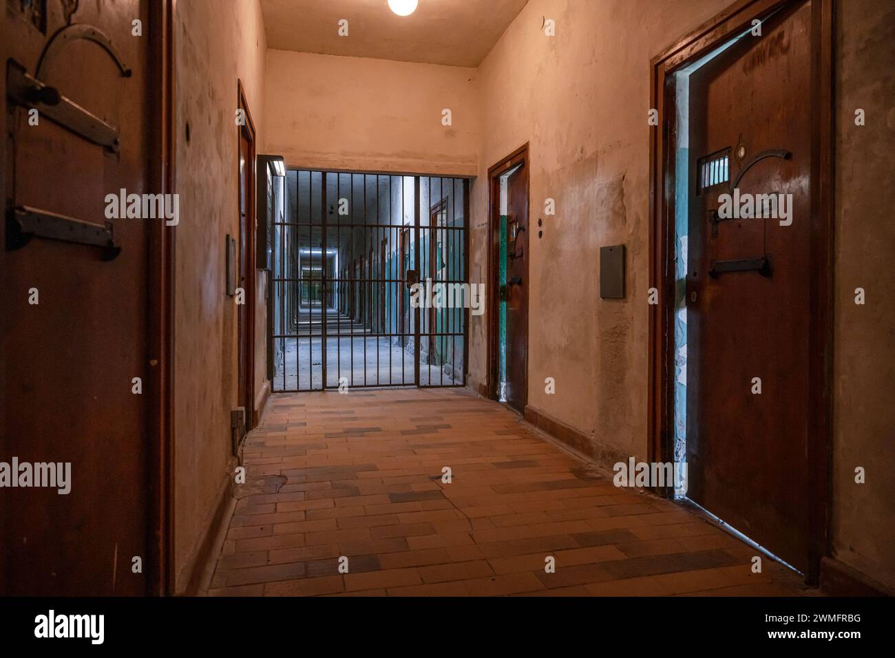 Dachau camp, the first concentration camp in Germany during World War ...