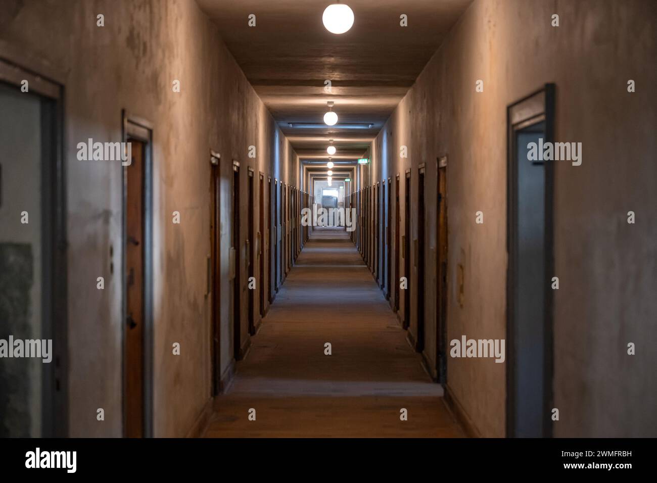 Dachau camp, the first concentration camp in Germany during World War ...