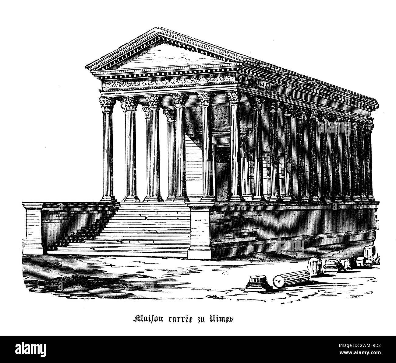 Best preserved roman temple hi-res stock photography and images - Alamy