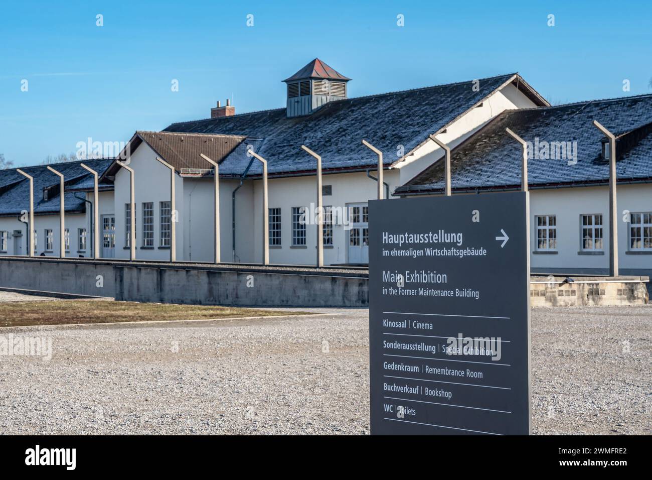 Dachau Concentration Camp Buildings in Germany Stock Photo - Alamy