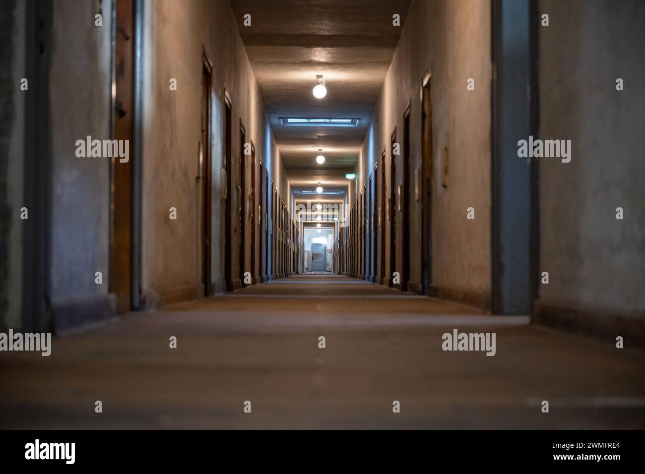 Dachau camp, the first concentration camp in Germany during World War ...