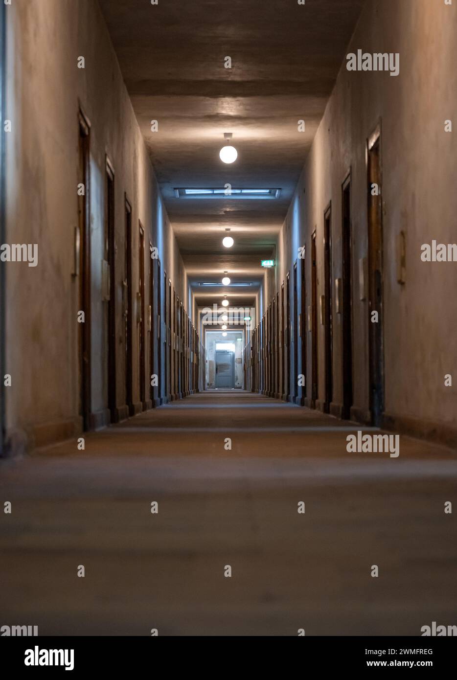 Dachau camp, the first concentration camp in Germany during World War ...