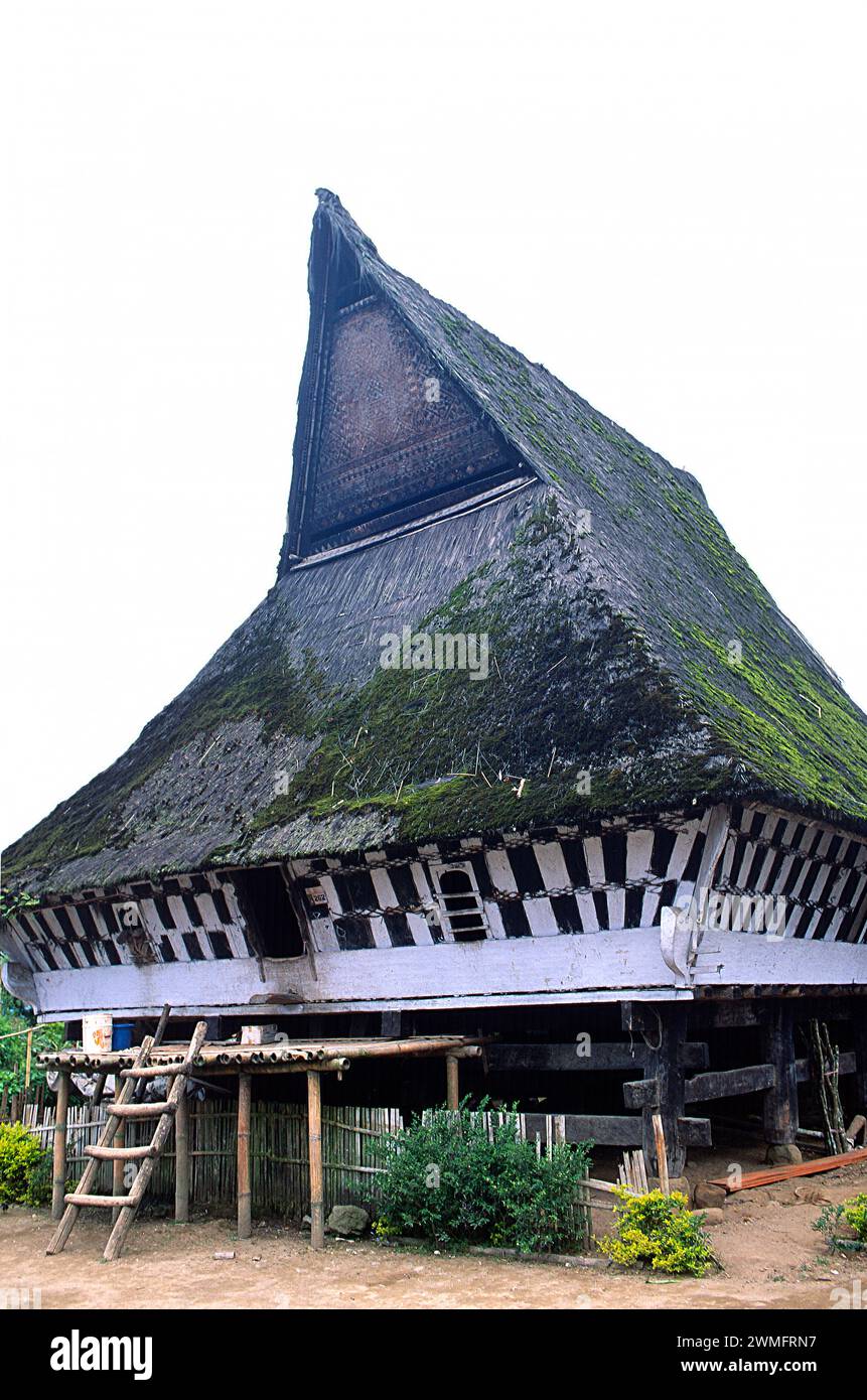 Traditional Karo Batak construction in Berastagi. Sumatra, Indonesia ...