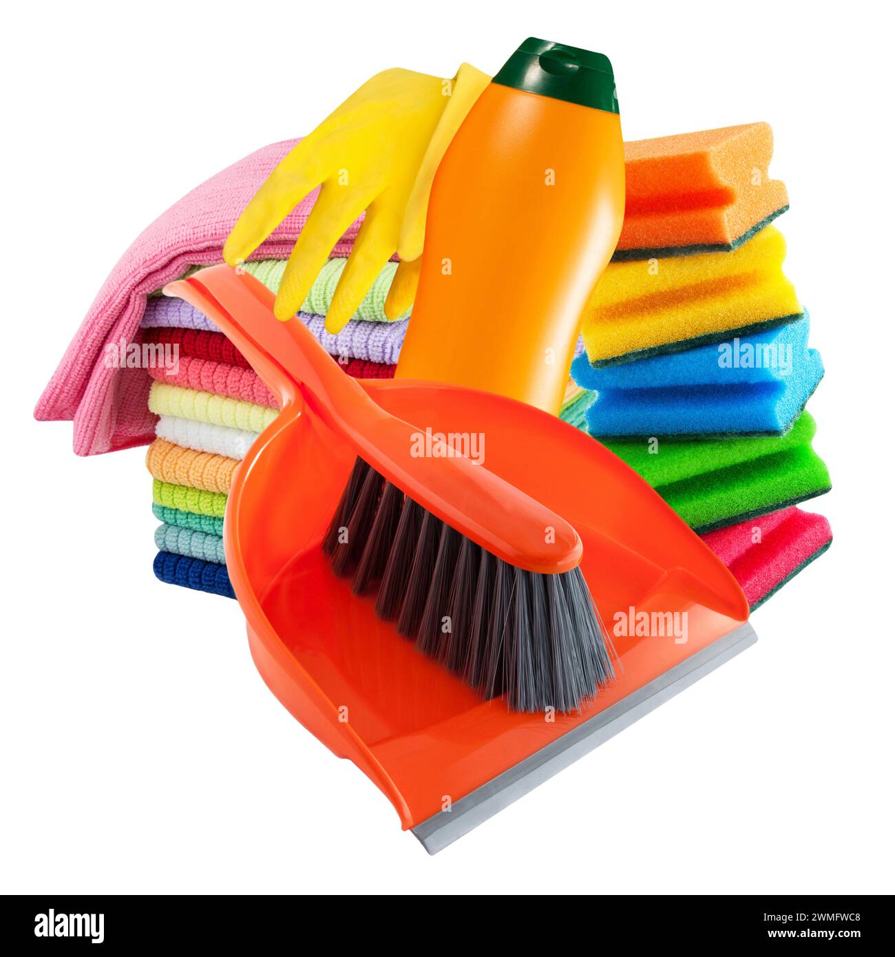 House cleaning tools hi-res stock photography and images - Alamy