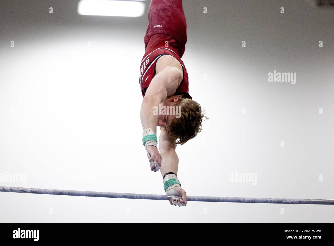 February 25, 2024: Gymnast Riley Loos during the 2024 Winter Cup senior ...