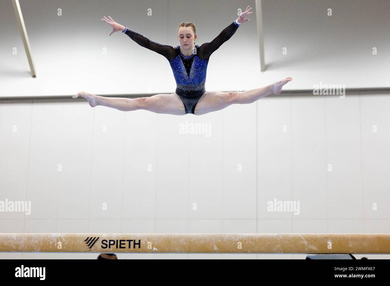 Louisville, Kentucky, USA. 24th Feb, 2024. Gymnast Norah Christian ...