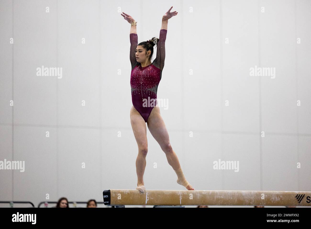 February 24, 2024: Gymnast Kayla DiCello during the 2024 Winter Cup ...