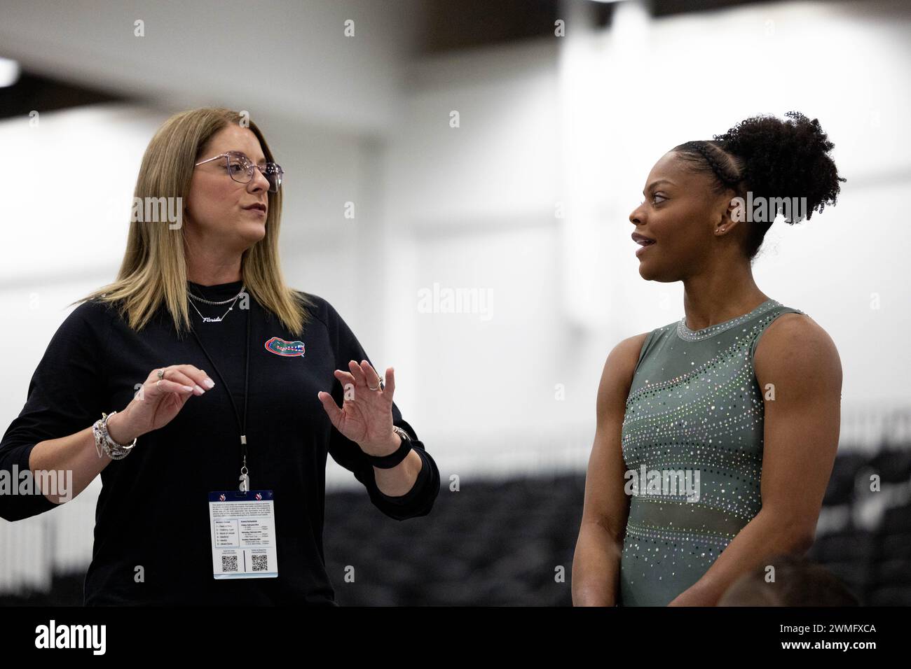 February 24, 2024: Former NCAA standout Trinity Thomas and University ...