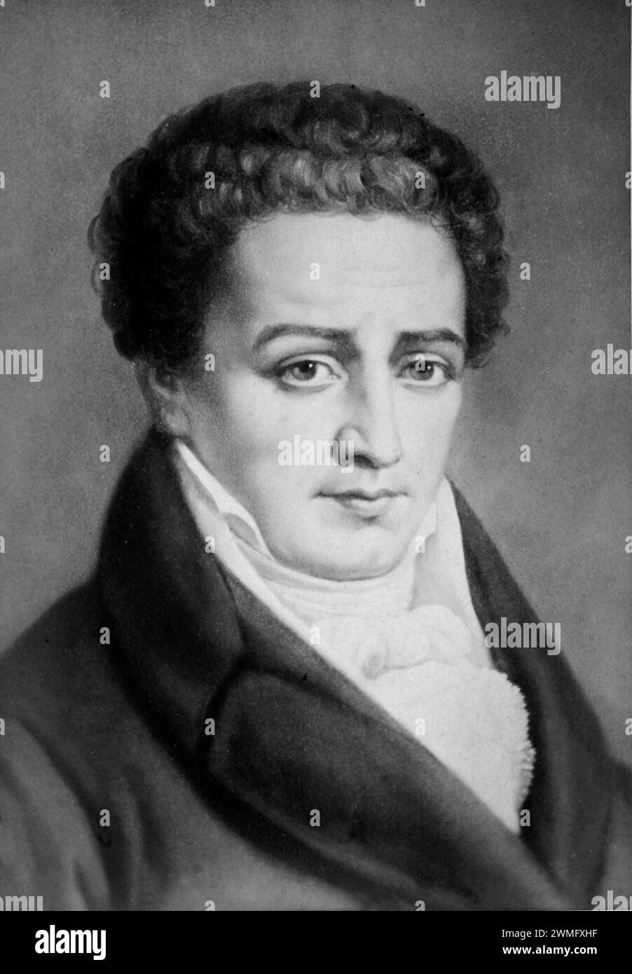 Portrait of Robert Fulton (1765-1815) US Engineer and Inventor who ...