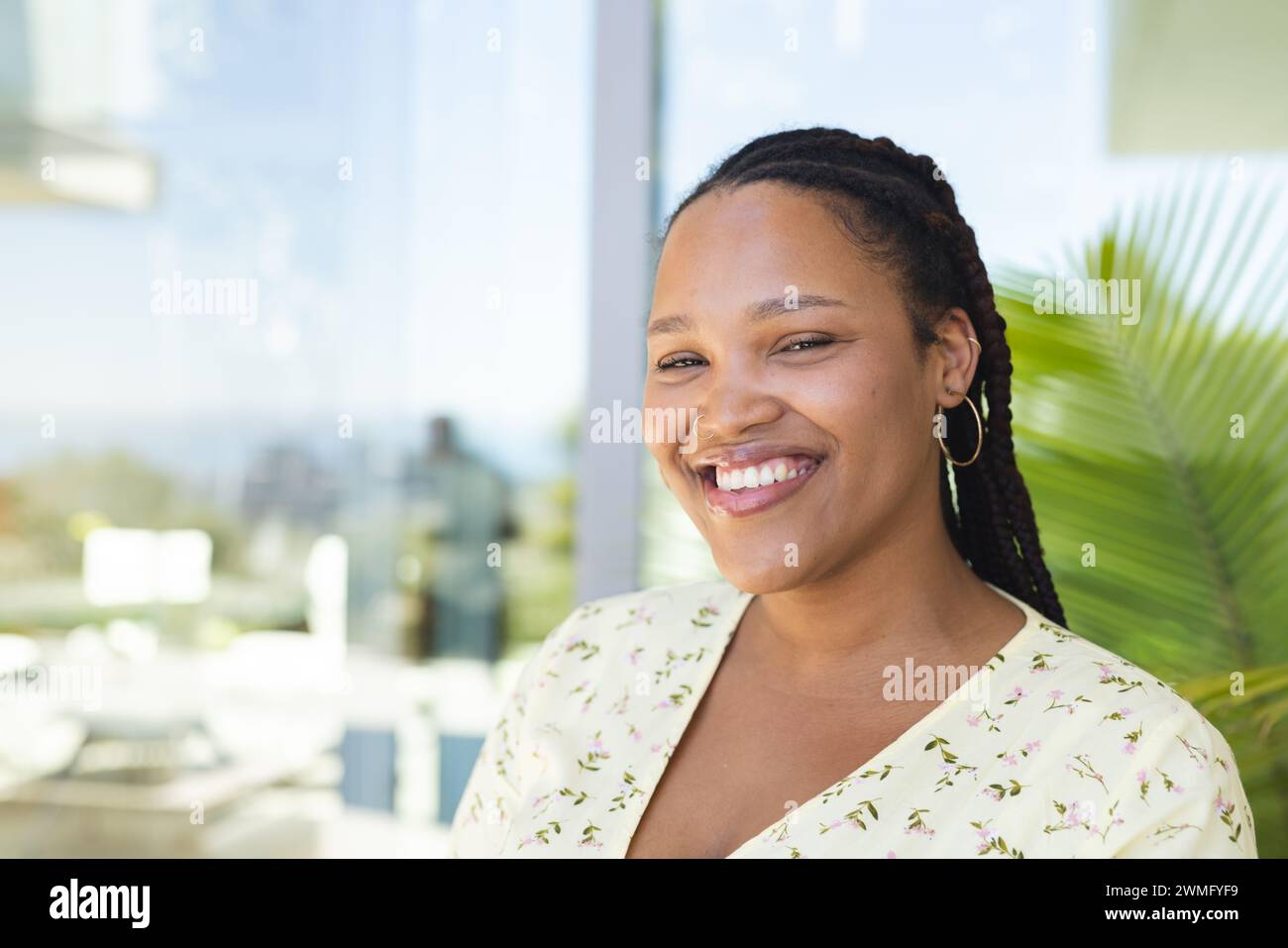 Confident biracial woman hi-res stock photography and images - Alamy