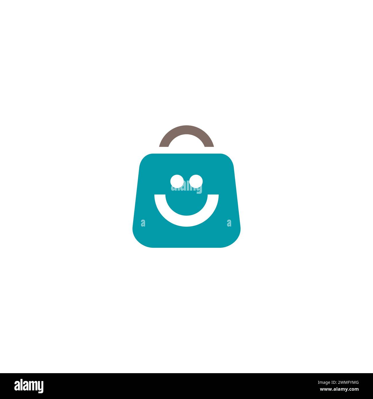 Smile Bag Shop Logo. Online Shop Icon Stock Vector Image & Art - Alamy