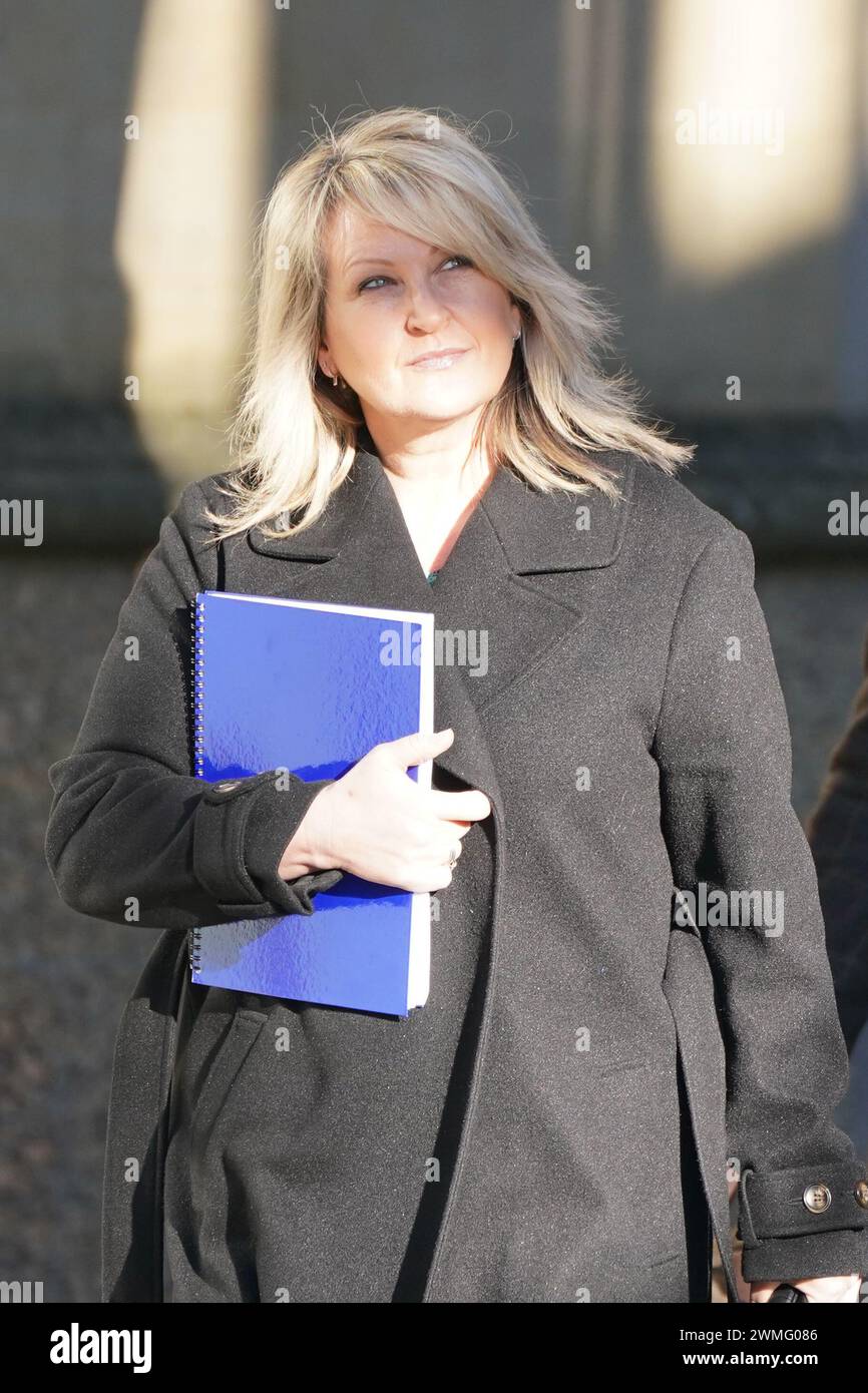 BBC journalist Sam Poling at Glasgow High Court where Iain Packer is on ...