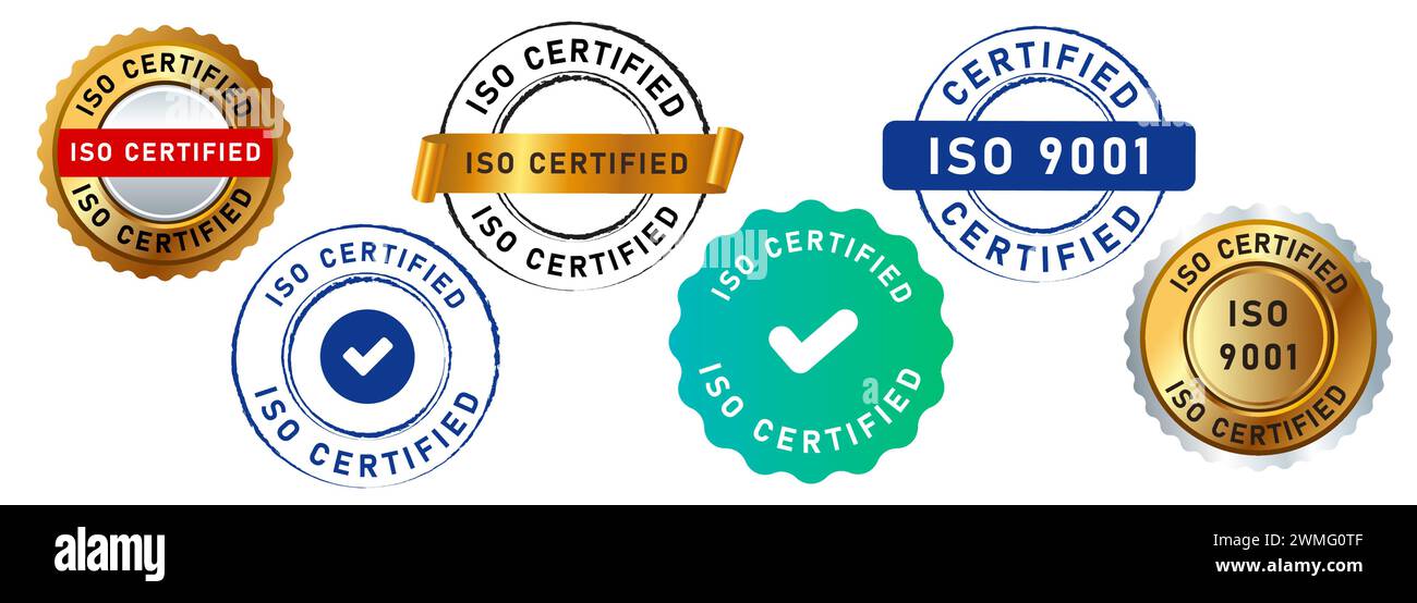 Iso circle logo hi-res stock photography and images - Alamy