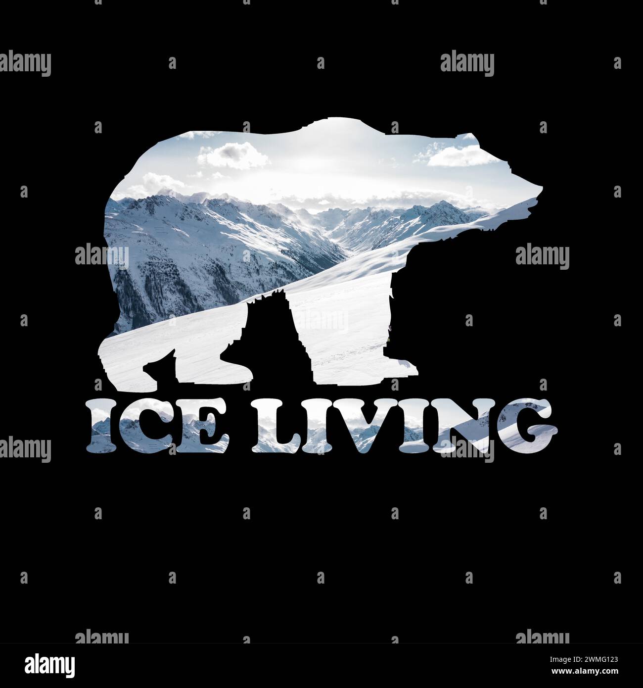 Side view of grizzly bear Stock Vector Images - Alamy
