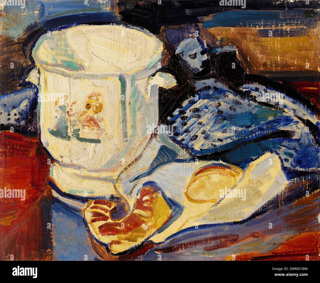 Maurer Alfred Henry - Still Life with Jardinière Stock Photo - Alamy