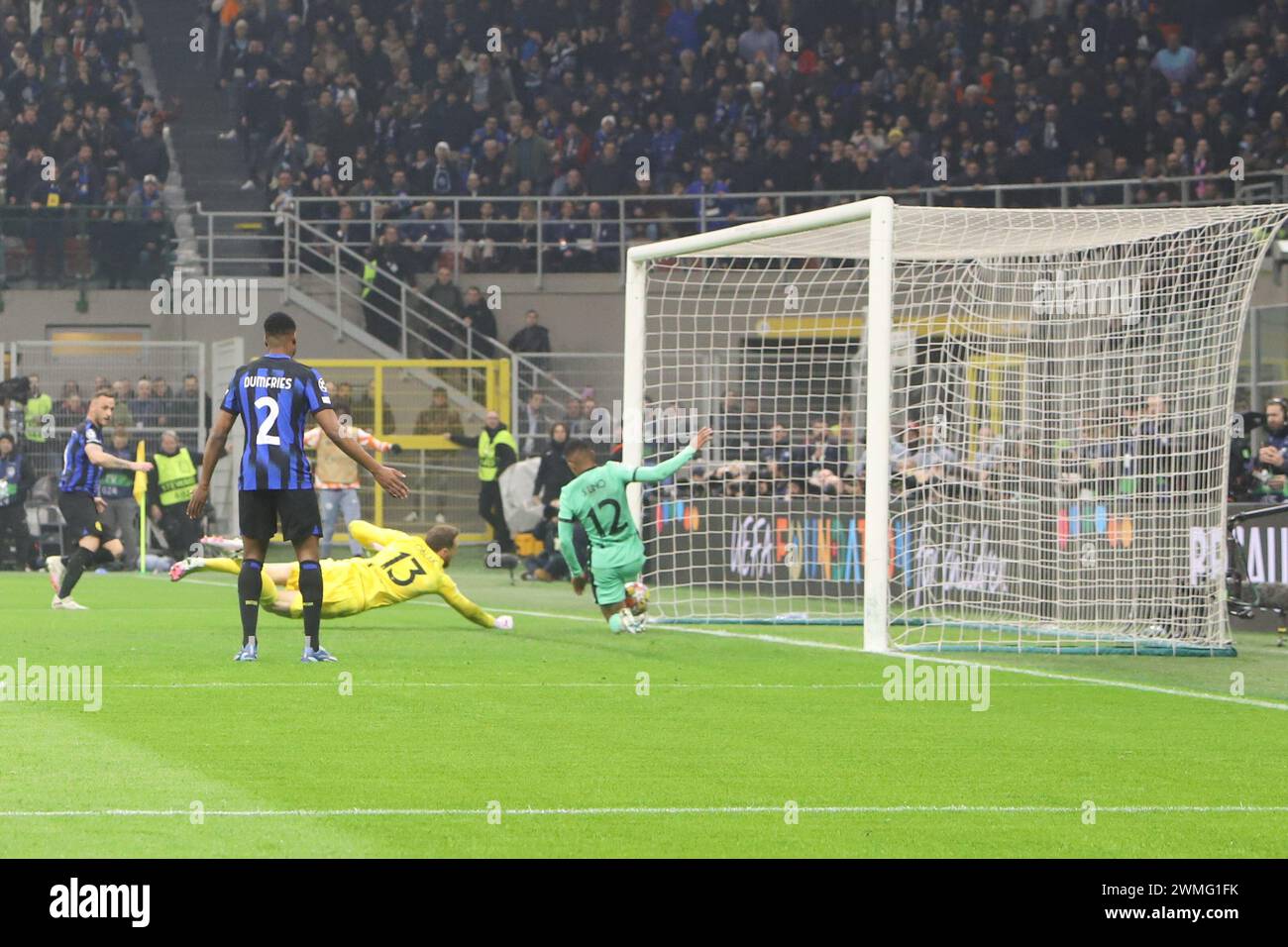 February 20 2024 Milan- Italy - Fc Inter - Atletico Madrid - Uefa ...