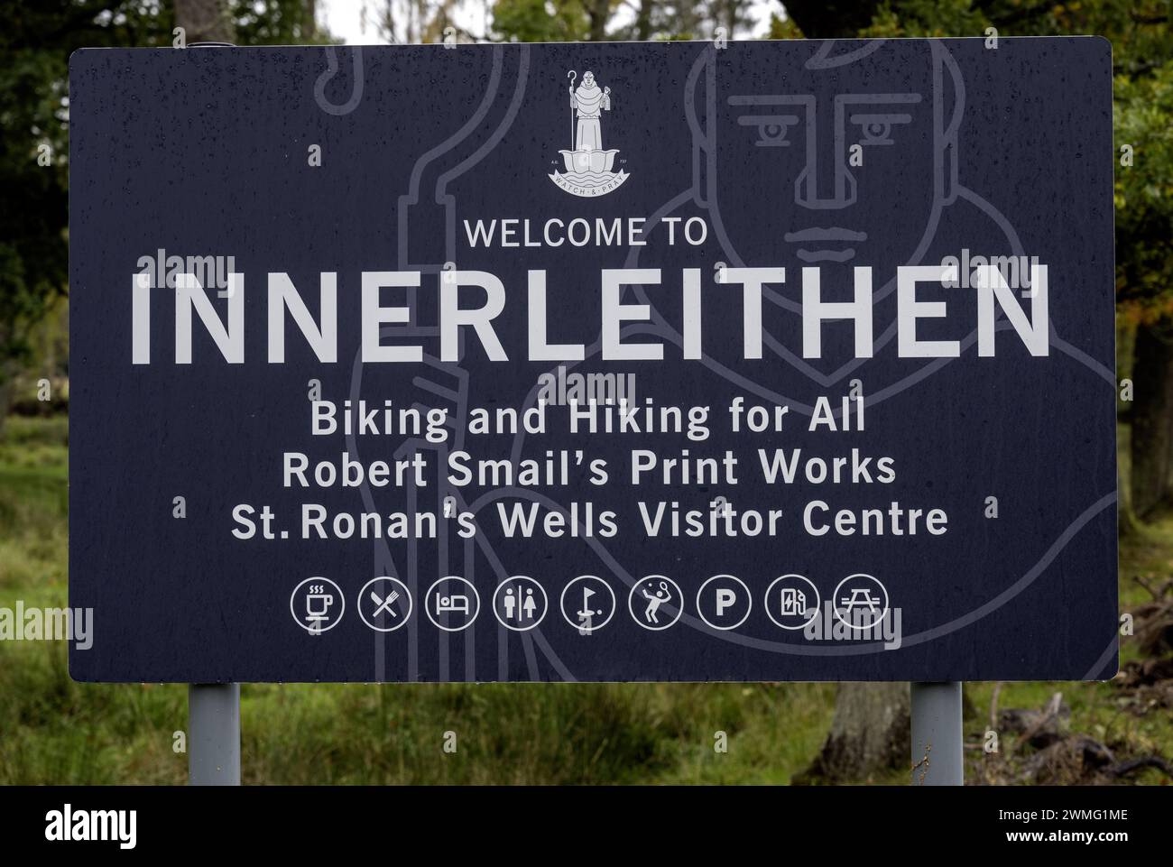 Innerleithen signs hi-res stock photography and images - Alamy