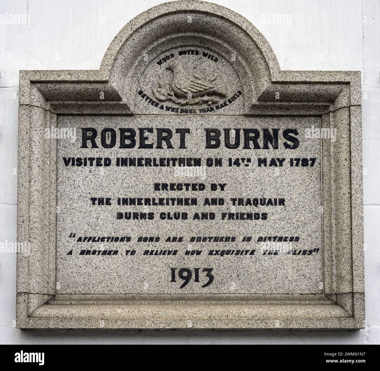 Innerleithen signs hi-res stock photography and images - Alamy