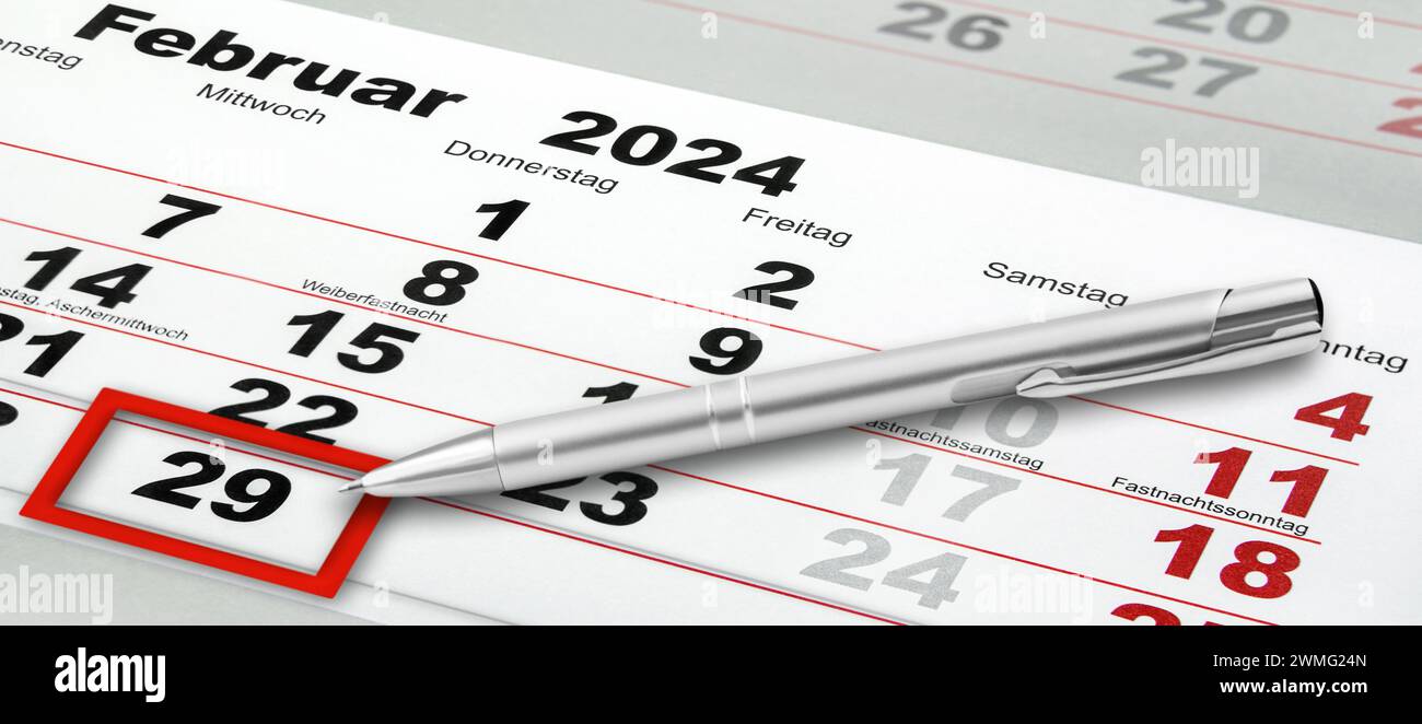 Leap year 2024 hi-res stock photography and images - Alamy