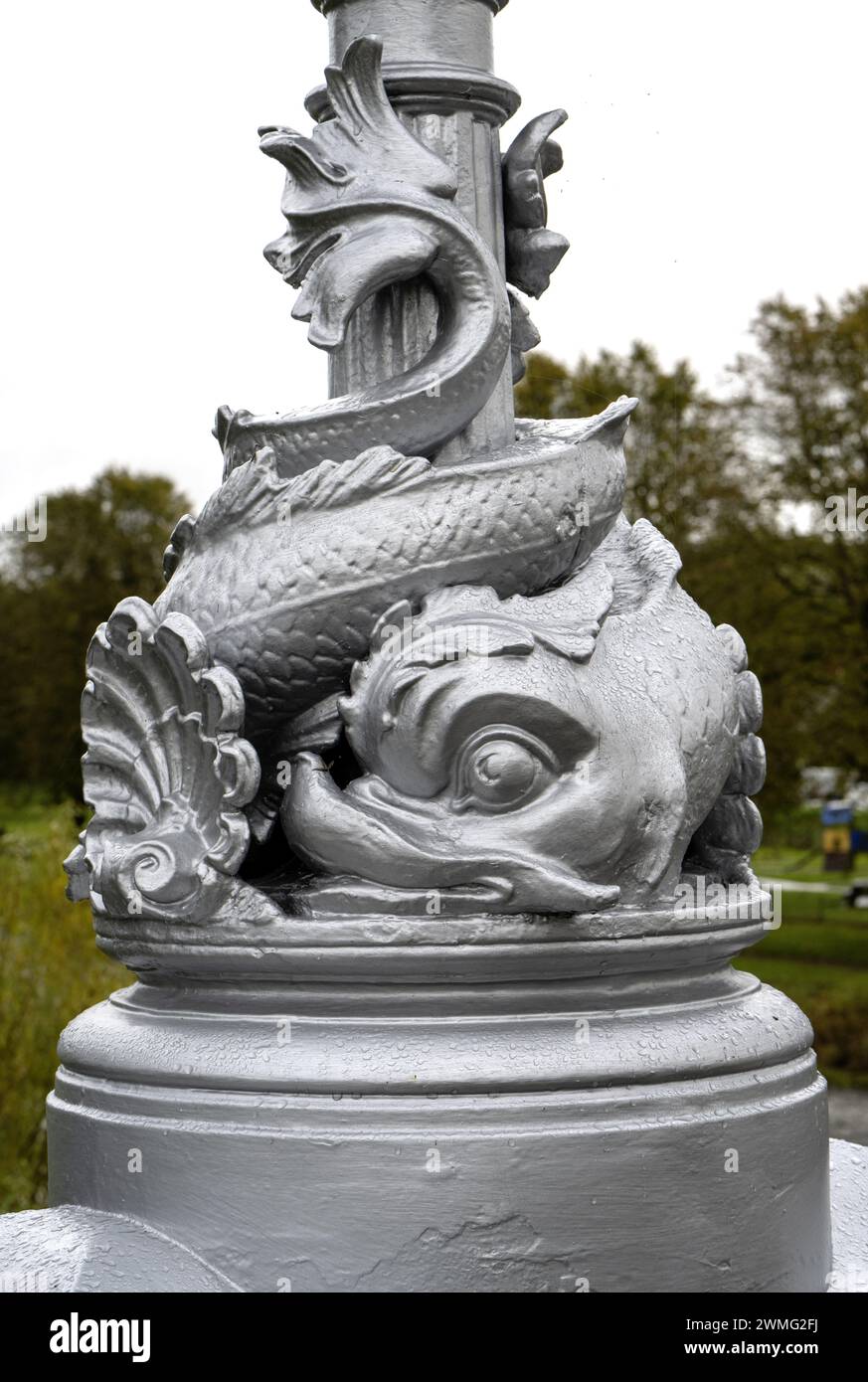 Peebles lamp post detail hi-res stock photography and images - Alamy