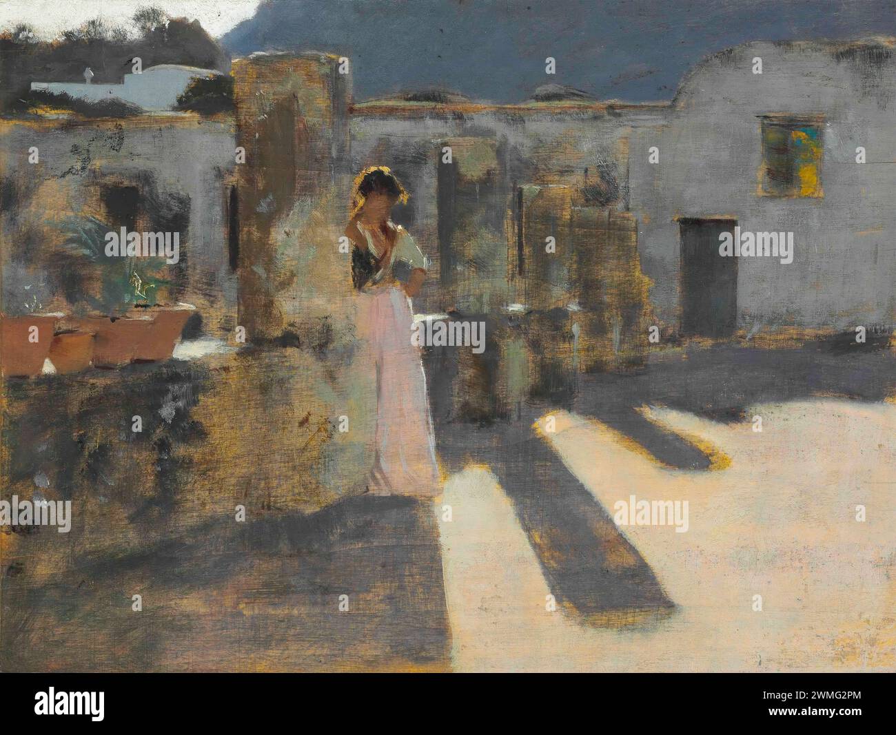 Capri girl on a rooftop hi-res stock photography and images - Alamy