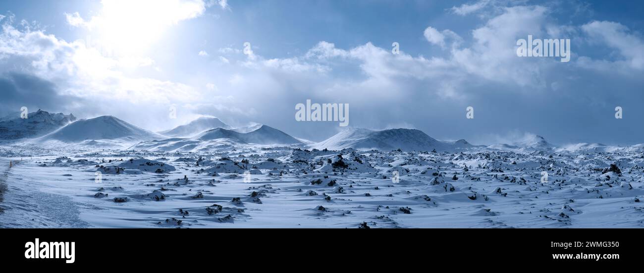 Snowy mountains storm clouds hi-res stock photography and images - Alamy