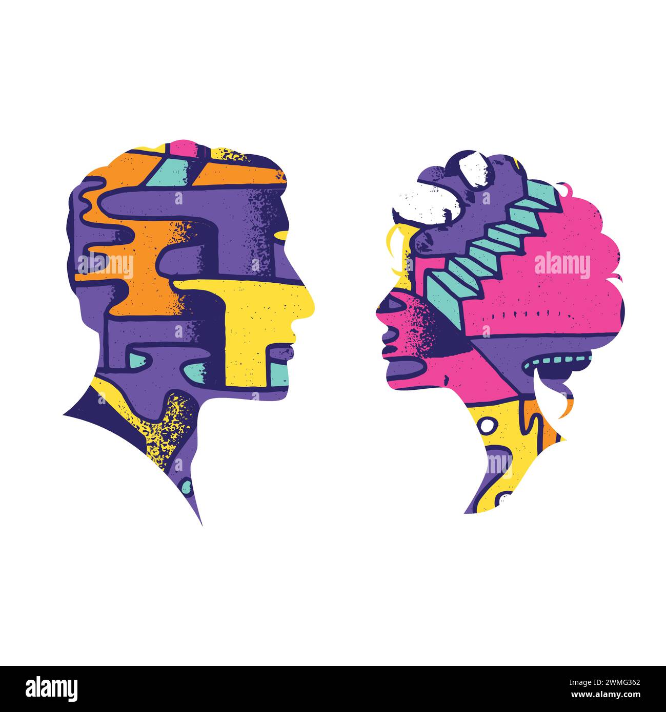 Face paint colors Stock Vector Images - Alamy