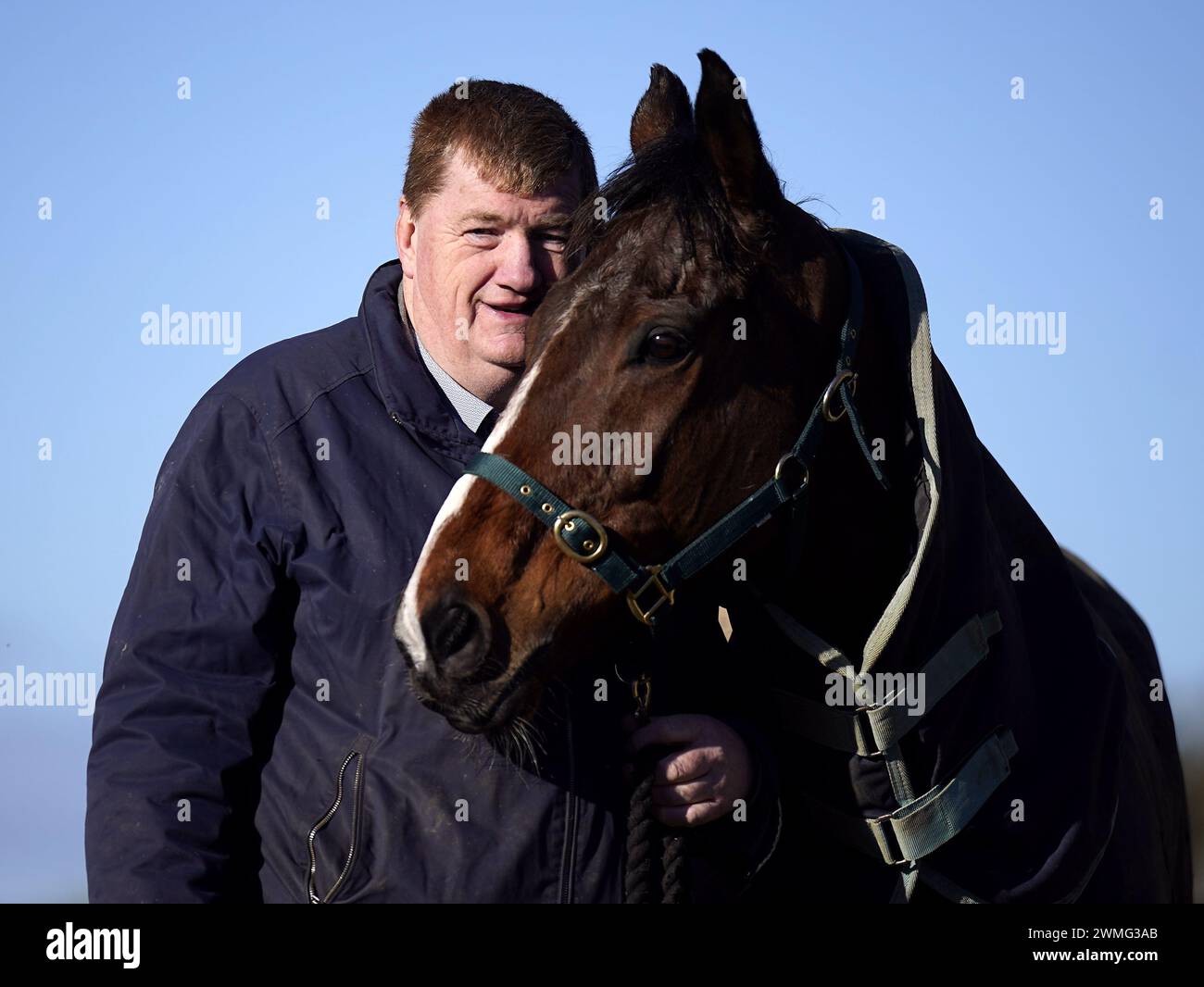 File photo dated 12-02-2024 of Trainer John "Shark" Hanlon with horse ...