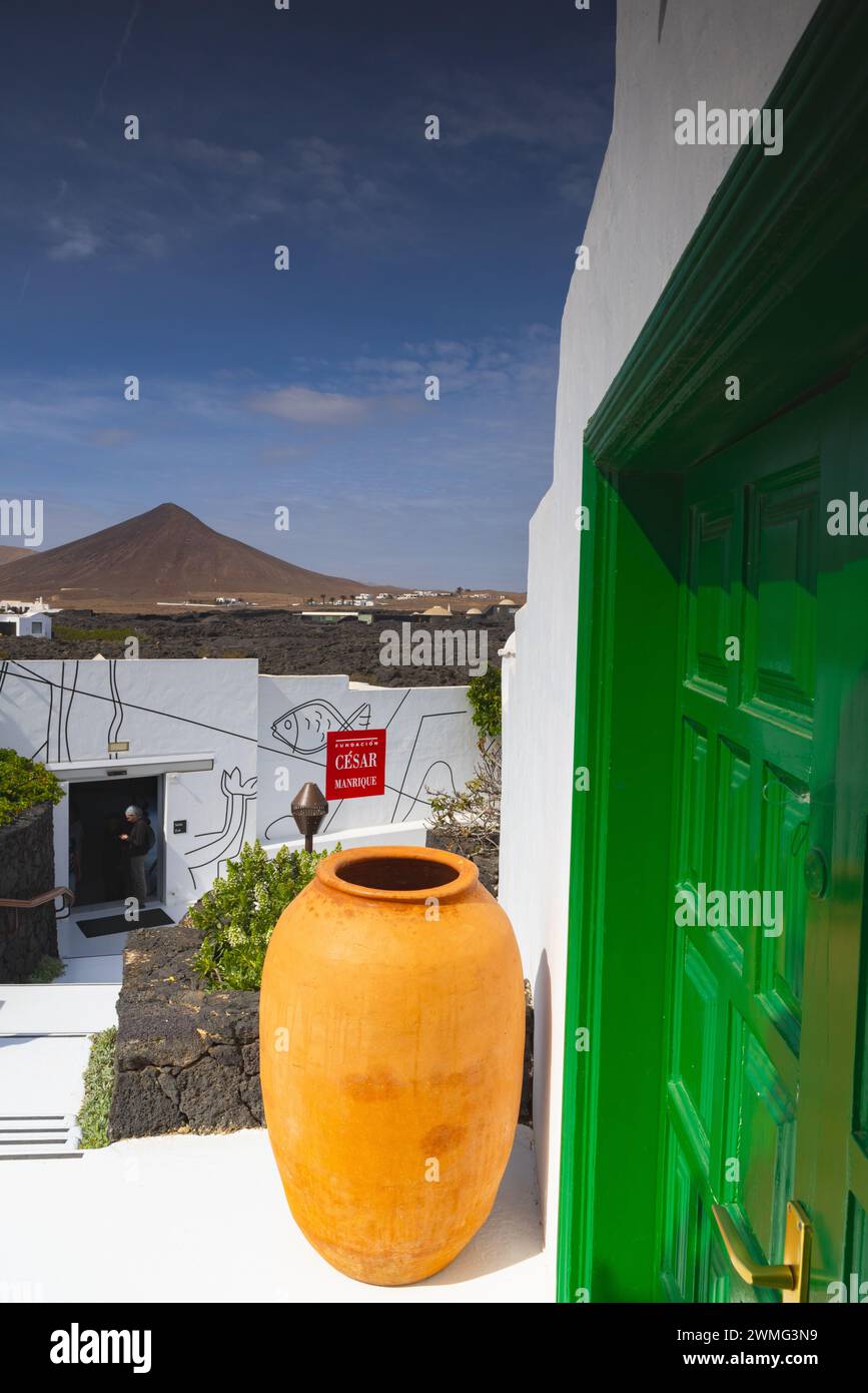 César Manrique Foundation is located in the unique and spectacu Stock ...