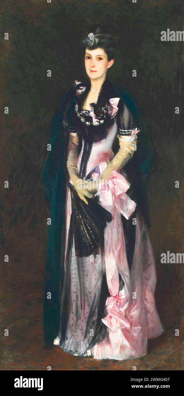 Sargent John Singer - Mrs. Richard H. Derby Stock Photo - Alamy