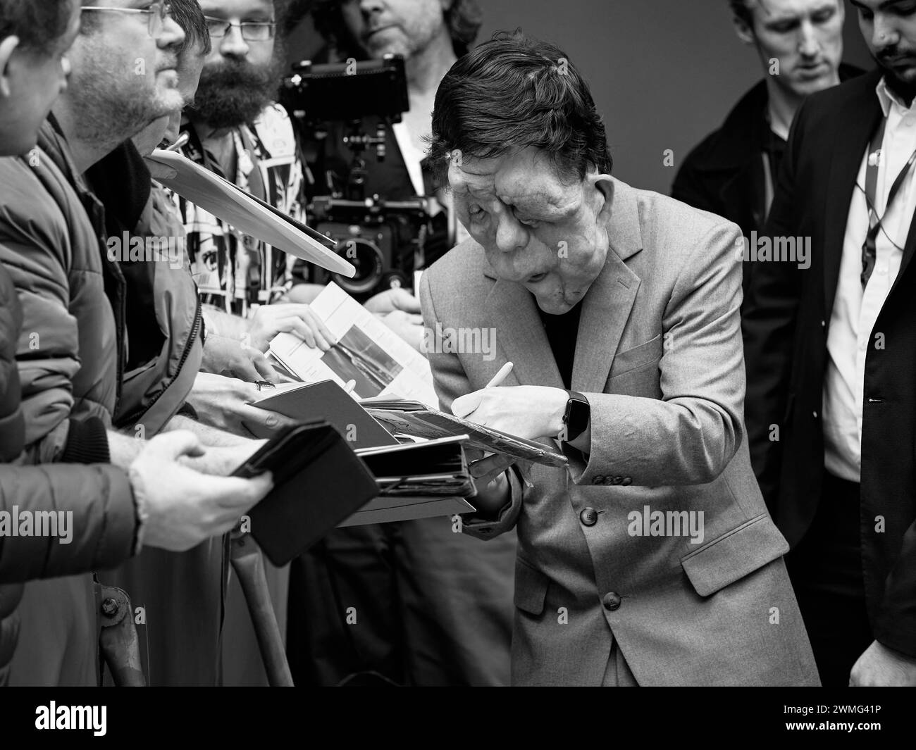Actor adam pearson Black and White Stock Photos & Images - Alamy