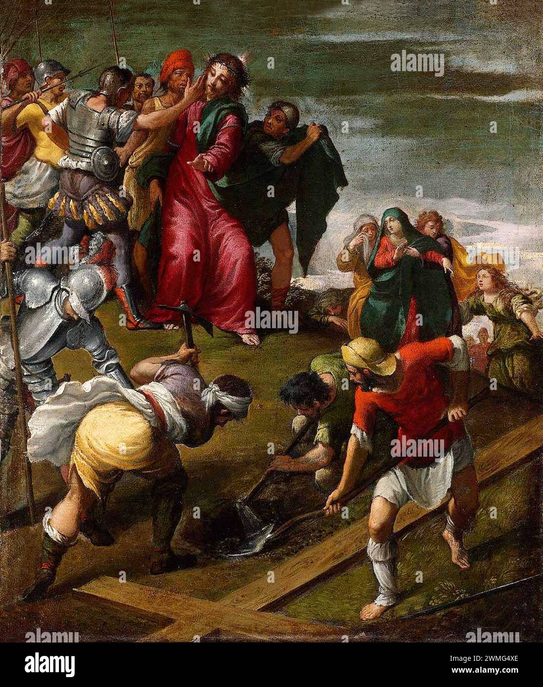 Scarsella Ippolito - Christ on Calvary Stock Photo - Alamy Scarsella Ippolito - Christ on Calvary Stock Photo - Alamy