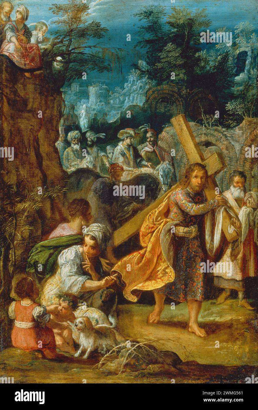 The Frankfurt Altarpiece of the Exaltation of the True Cross; Emperor ...