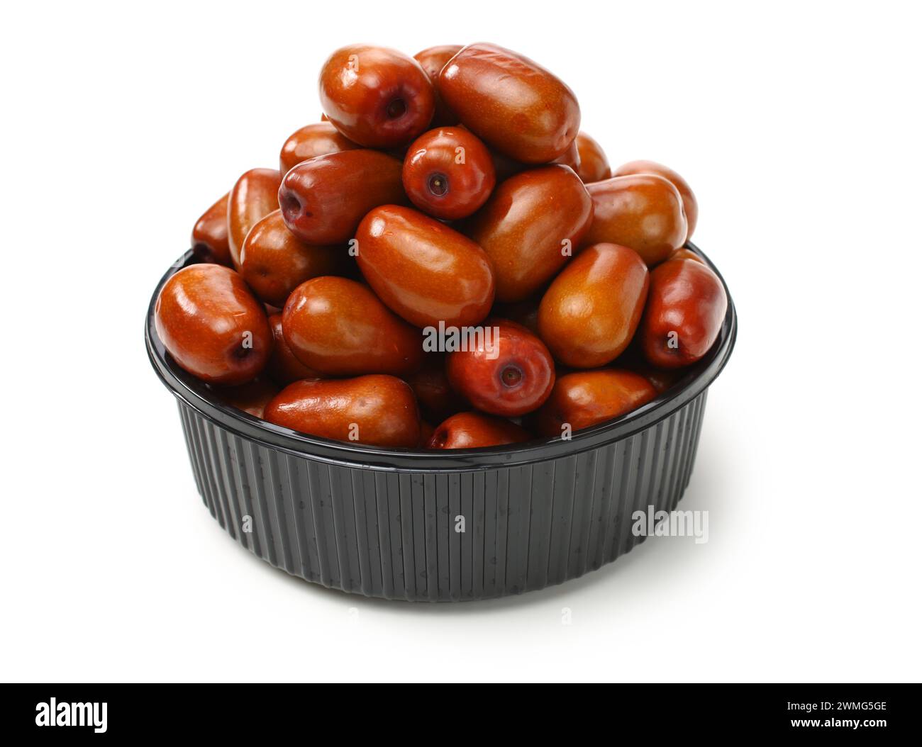 jujube or chinese date on white background Stock Photo - Alamy