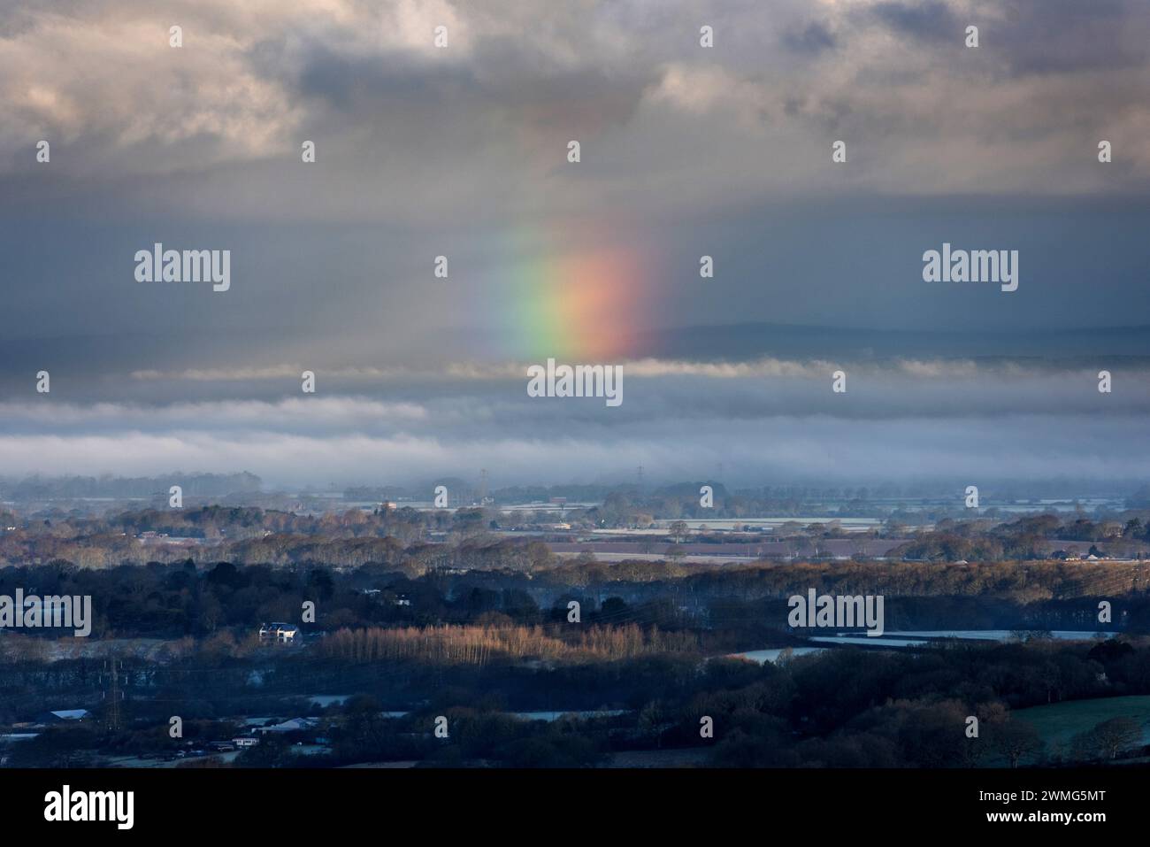 Brighton, February 25th 2024: A rare rainbow ball in the sky above the ...