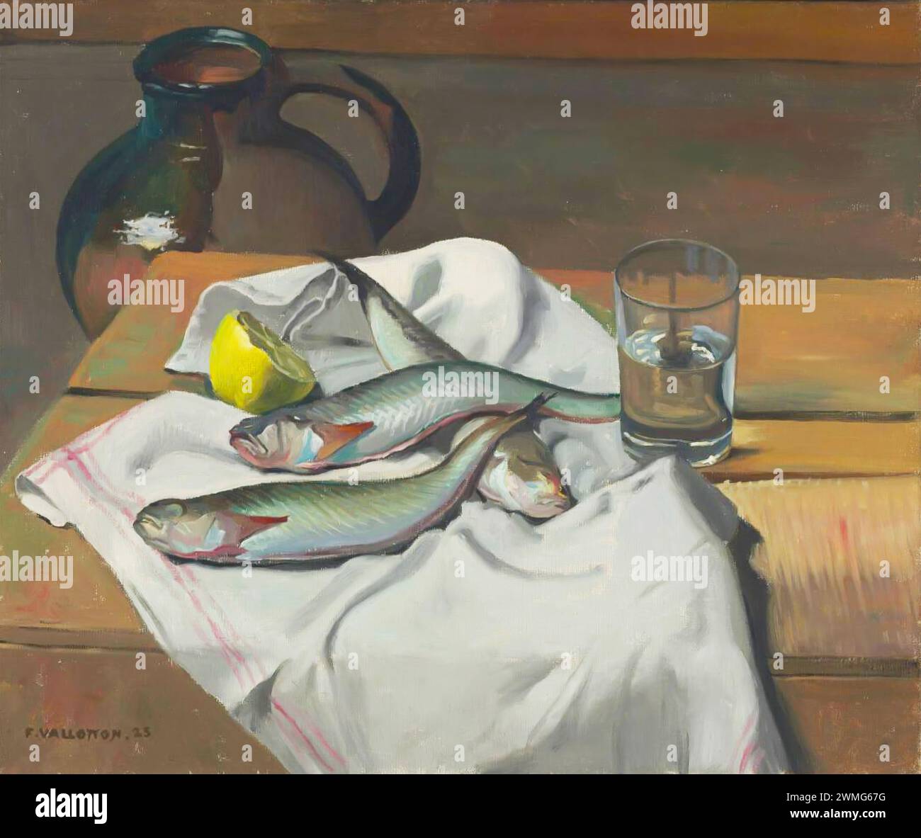 Vallotton Félix - Fish and Lemon Stock Photo - Alamy